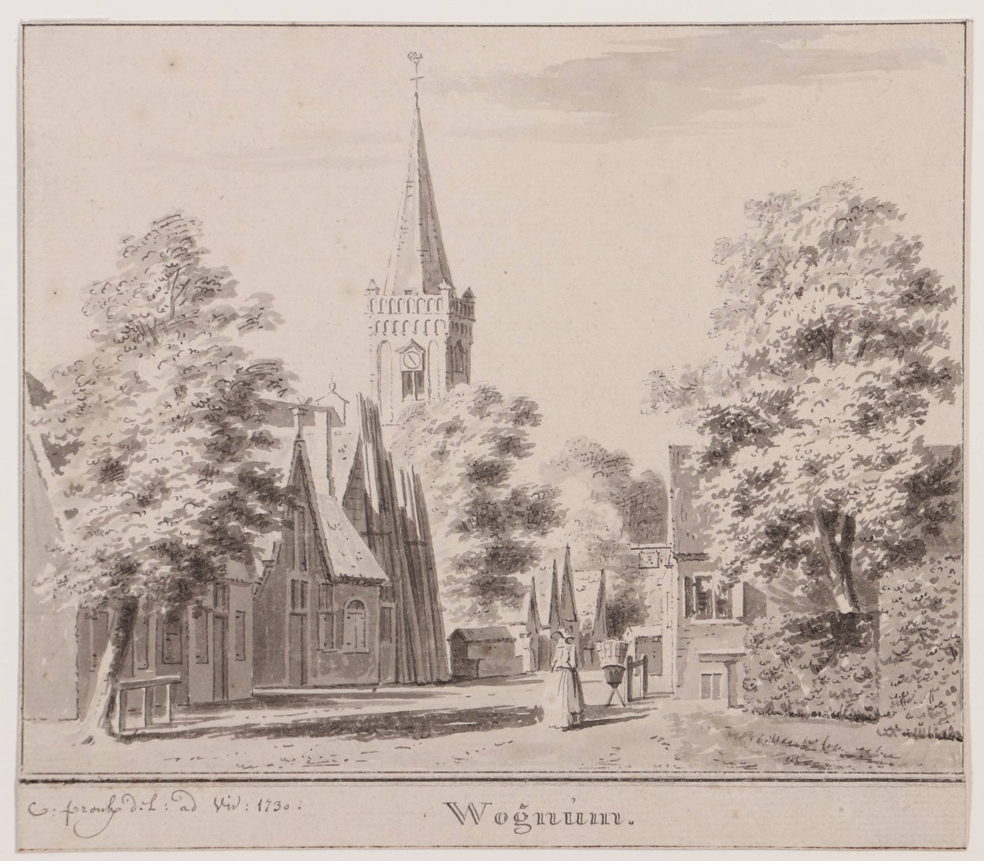 Westfries Archief verwerft unieke tekening van Wognum - Westfries Archief